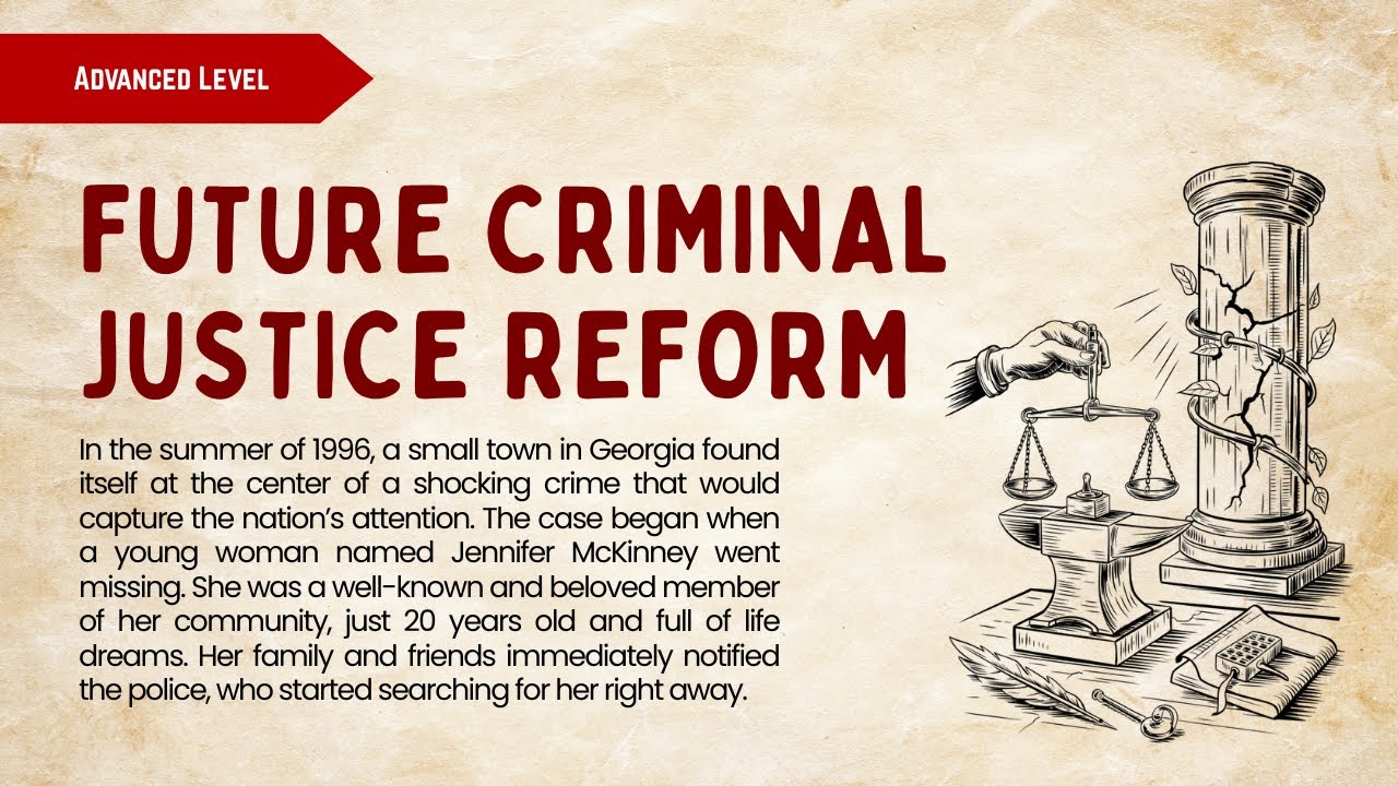Future Criminal Justice Reform | Learn Through Authentic English ...