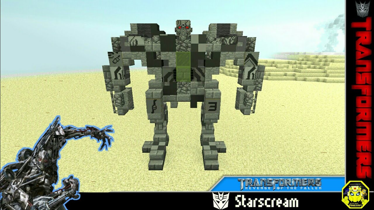 Minecraft Transformers Starscream