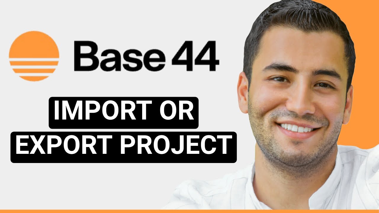 How to Import/Export Project in Base44 (Full Guide) - YouTube