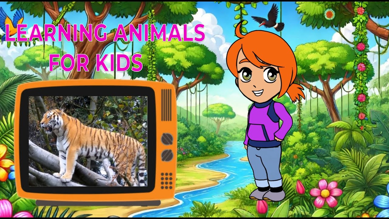 Learning animals for kids - YouTube
