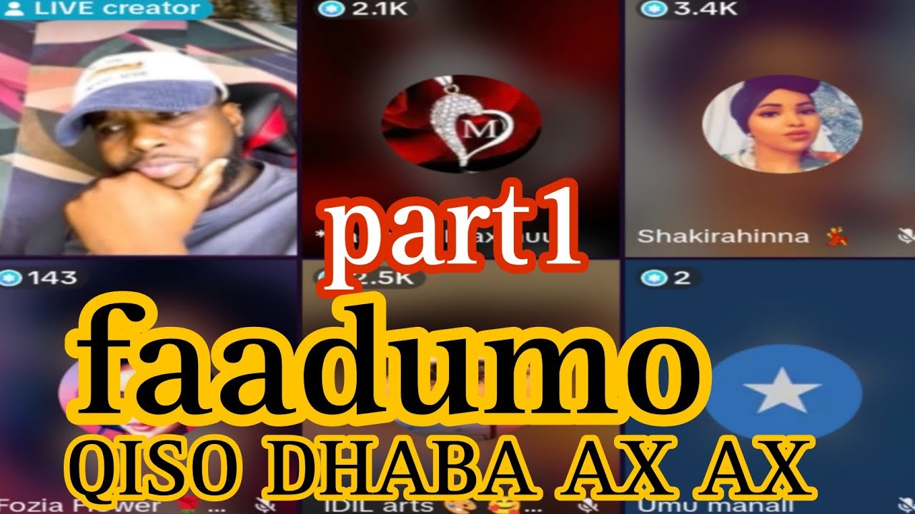 part1 faadumo Qiso DHABA OO AAD UXANUUN BADAN AX AX - YouTube