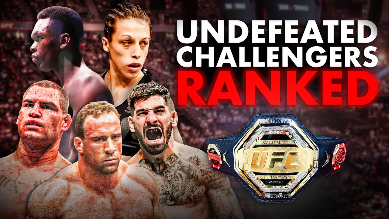 Every Undefeated UFC Title Challenger Ranked Worst To Best - YouTube