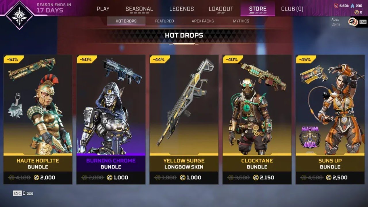 Apex Legends New Update Today & Hot Drop Store Scam - YouTube