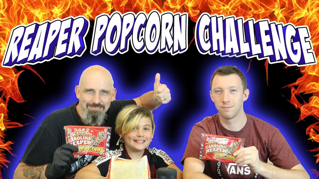Fear the Reaper Popcorn Challenge - YouTube