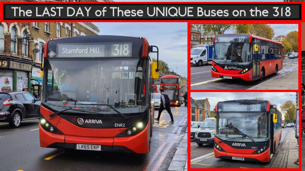 The LAST DAY of Arriva's UNIQUE MMCs on Route 318 (TfL London Bus ...