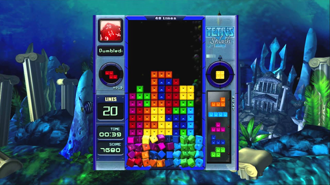 Tetris Splash 40 Lines - YouTube
