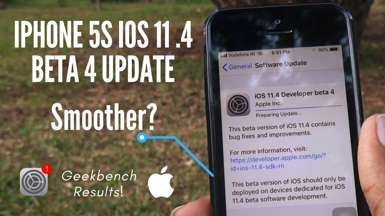 iPhone 5S iOS 11.4 Beta 4 | Smoother? - YouTube