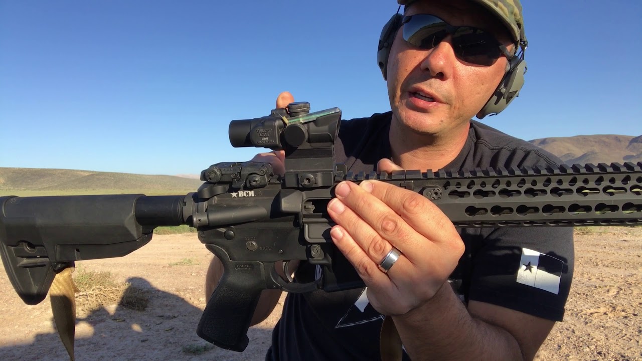 ACSS TA44 1.5x with CQBm5 reticle - YouTube