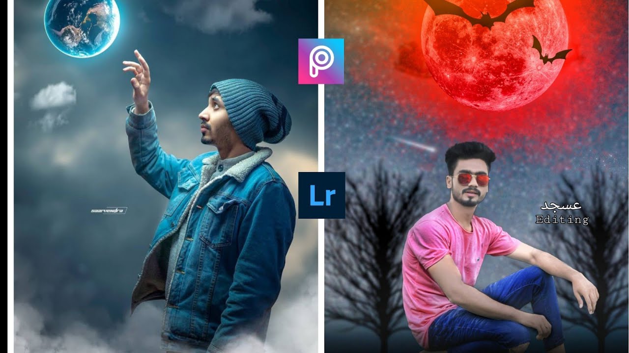 Moonlight photo editing Picsart|| Picsart moonlight photoEditing ...