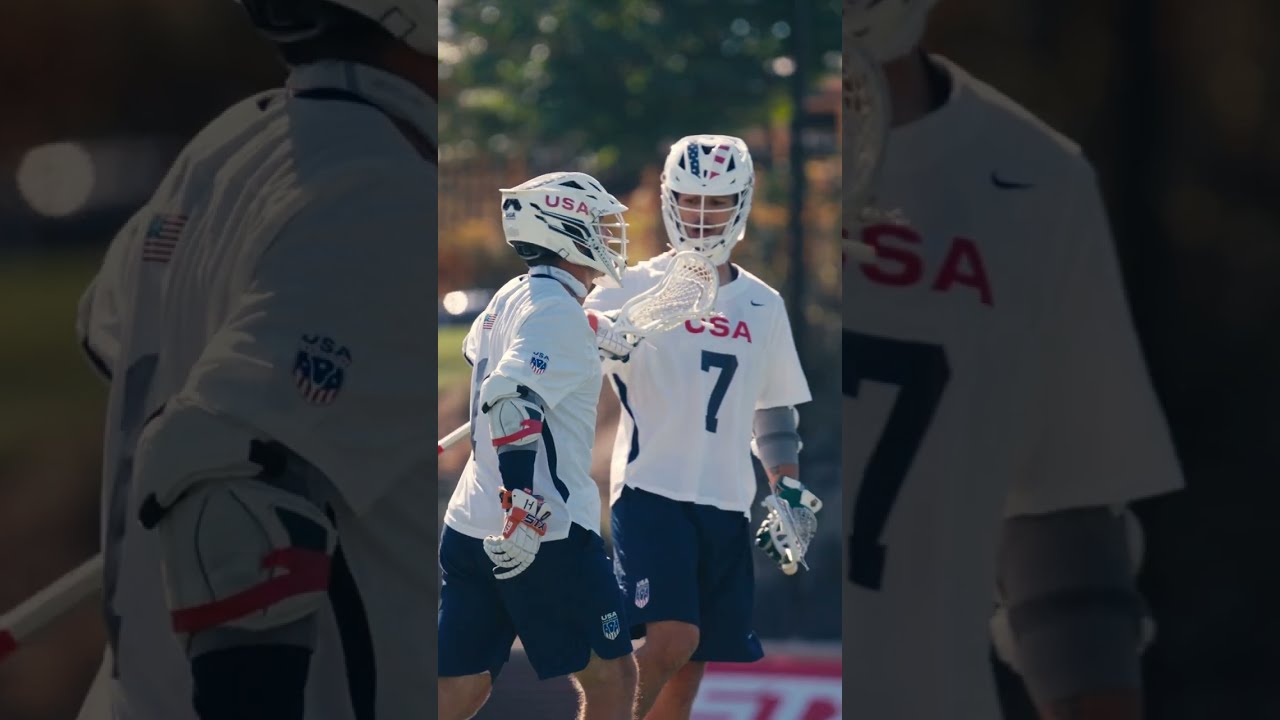 Marcus Holman stick side top right goal / Team USA Lacrosse Highlights ...