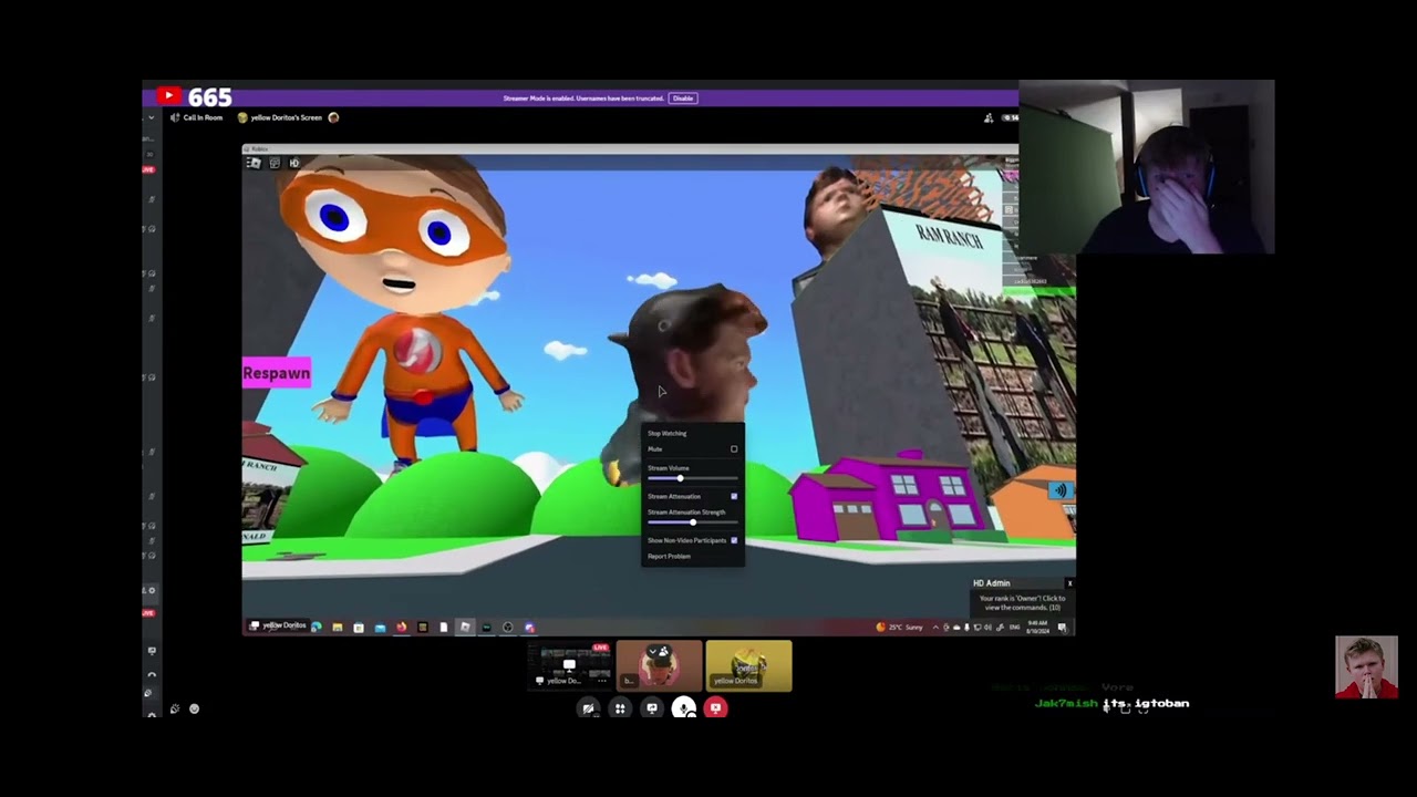 Caller presents Bill Jensen ROBLOX game with Ram Ranch and Bill Jensen ...