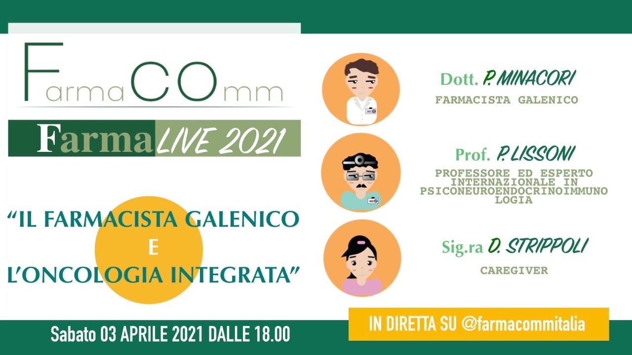 FarmaLIVE - "Il Farmacista Galenico e l'Oncologia Integrata" - Puntata2 ...