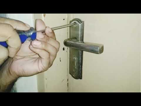 How To Open Door Lock Without Key | Replace a euro cylinder |