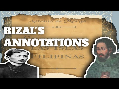 Rizal's Annotation on Morga's book Sucesos de Las Islas Filipinas (A ...