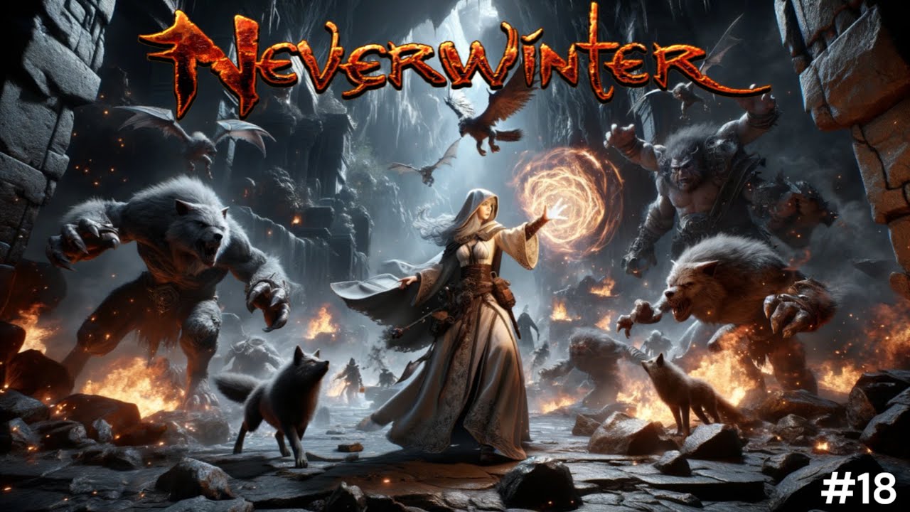 Neverwinter Part 18 - Fighting my way through the Fiery Pits - YouTube