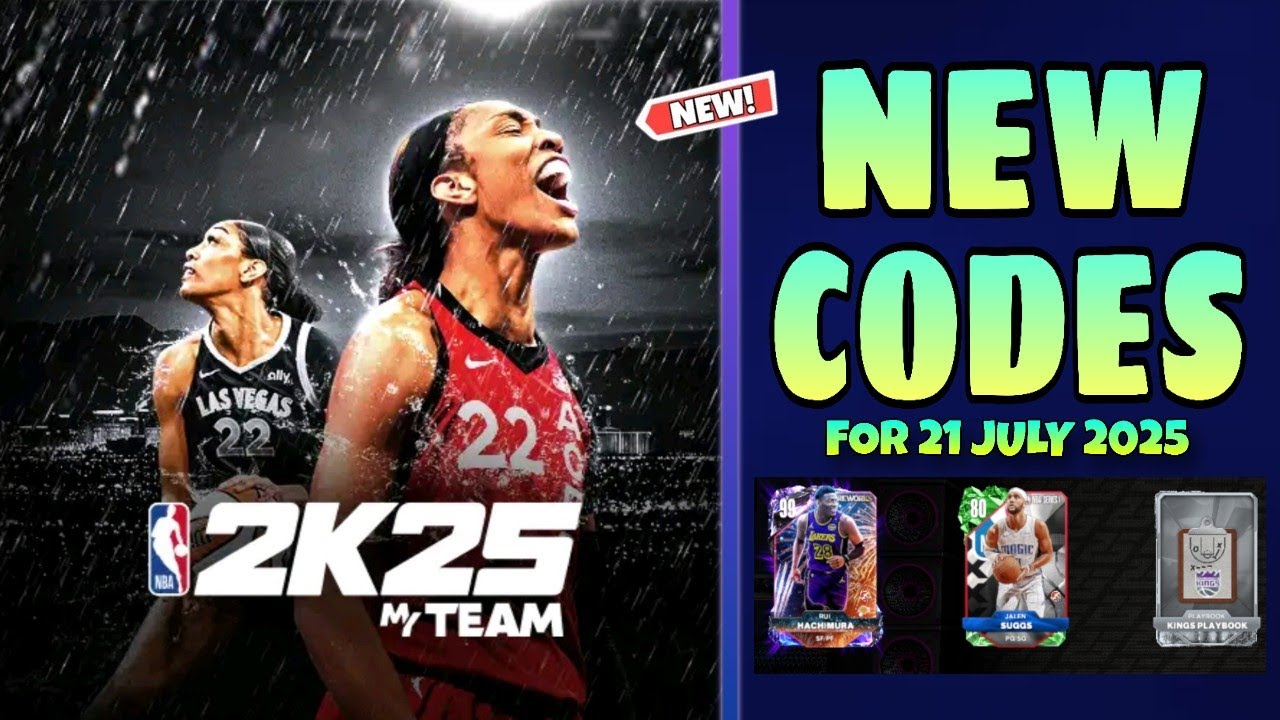 *New* NBA 2K25 Codes 21 July 2025 | NBA 2K25 Locker Codes | NBA 2K25 ...