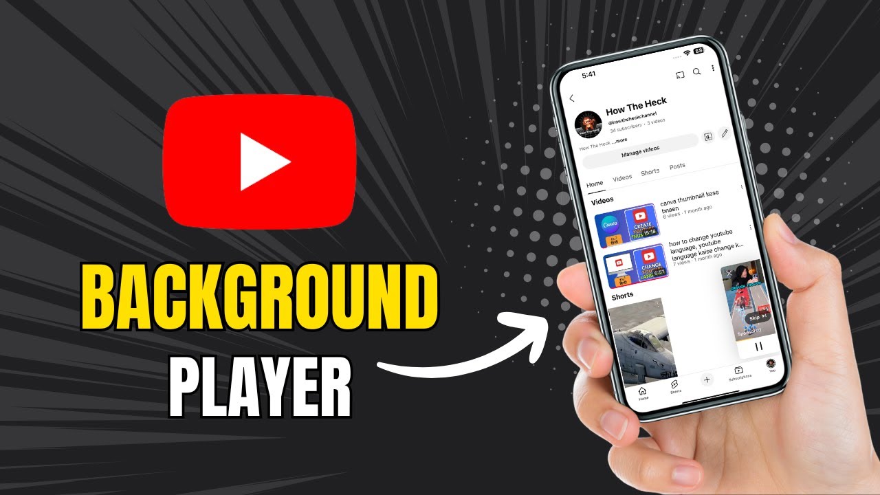 How To Play YouTube In Background On iPhone - YouTube