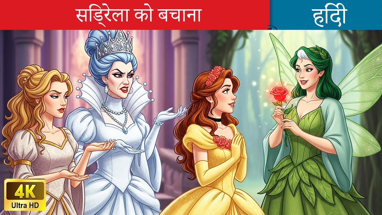 सिंड्रेला को बचाना 👑👸 Rescuing Cinderella in Fairy Tales 🌜 Fairy Tales ...