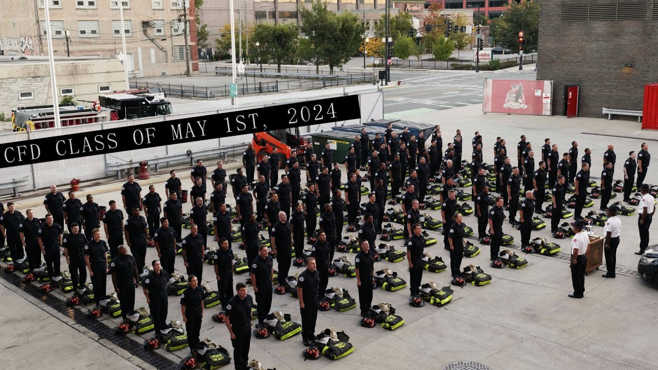 Chicago Fire Department Class of May 1st, 2024 - YouTube