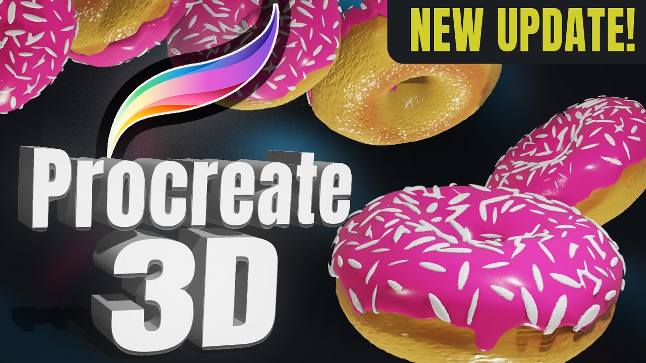 Procreate 3d Model infographie Procreate 3d Model infographie