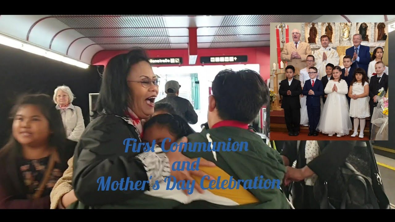 First Communion and Mother's Day Celebration - YouTube