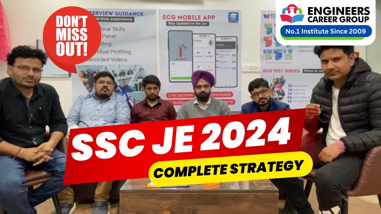 SSC JE 2024 Complete Preparation Strategy || SSC JE Notification 2024 ...