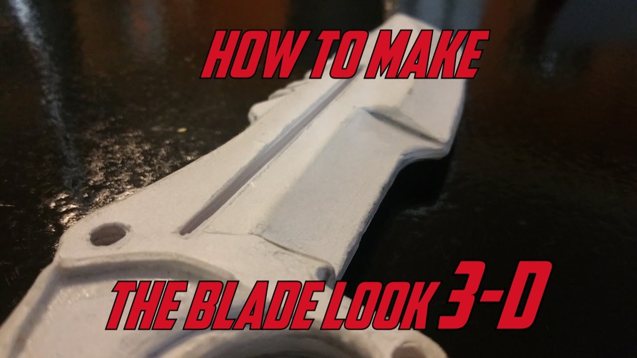 Explanation of Paneling your blade (Make it look 3D) - YouTube