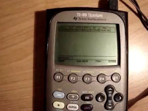 How to install games TI-89 - YouTube