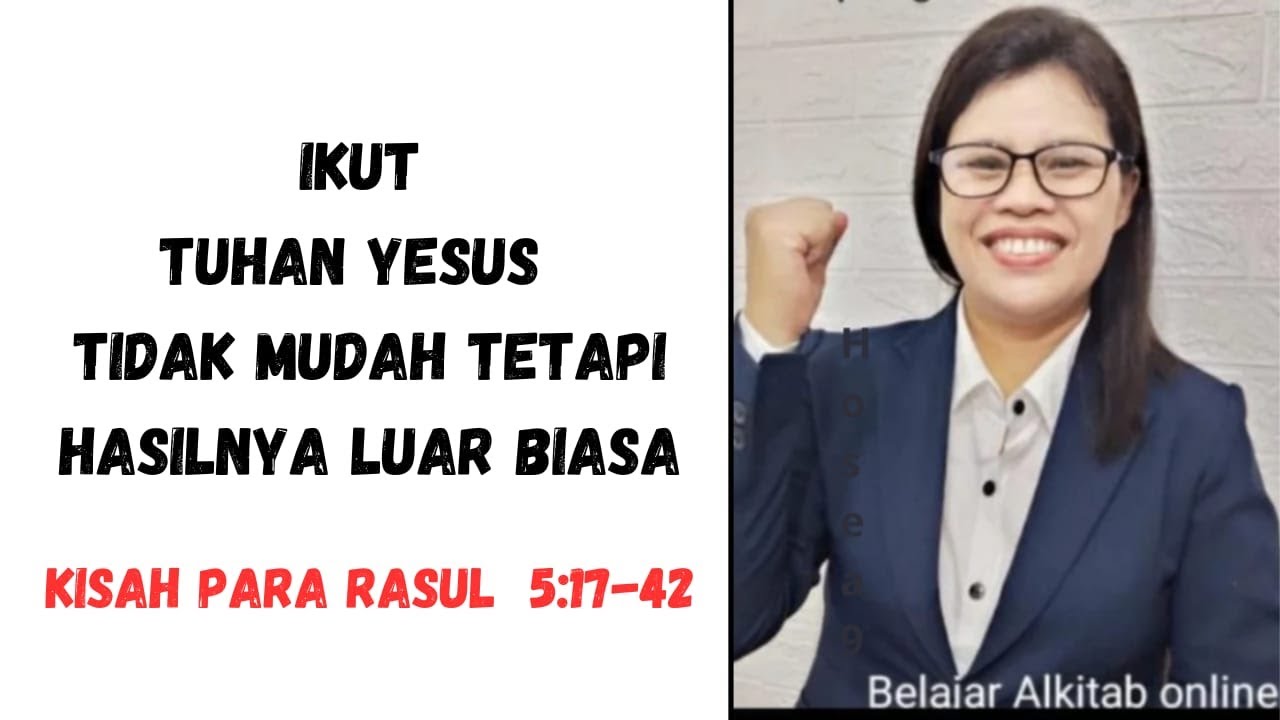 Ikut Tuhan Yesus Itu Tidak Mudah Tetapi Hasilnya Luar Biasa# ...