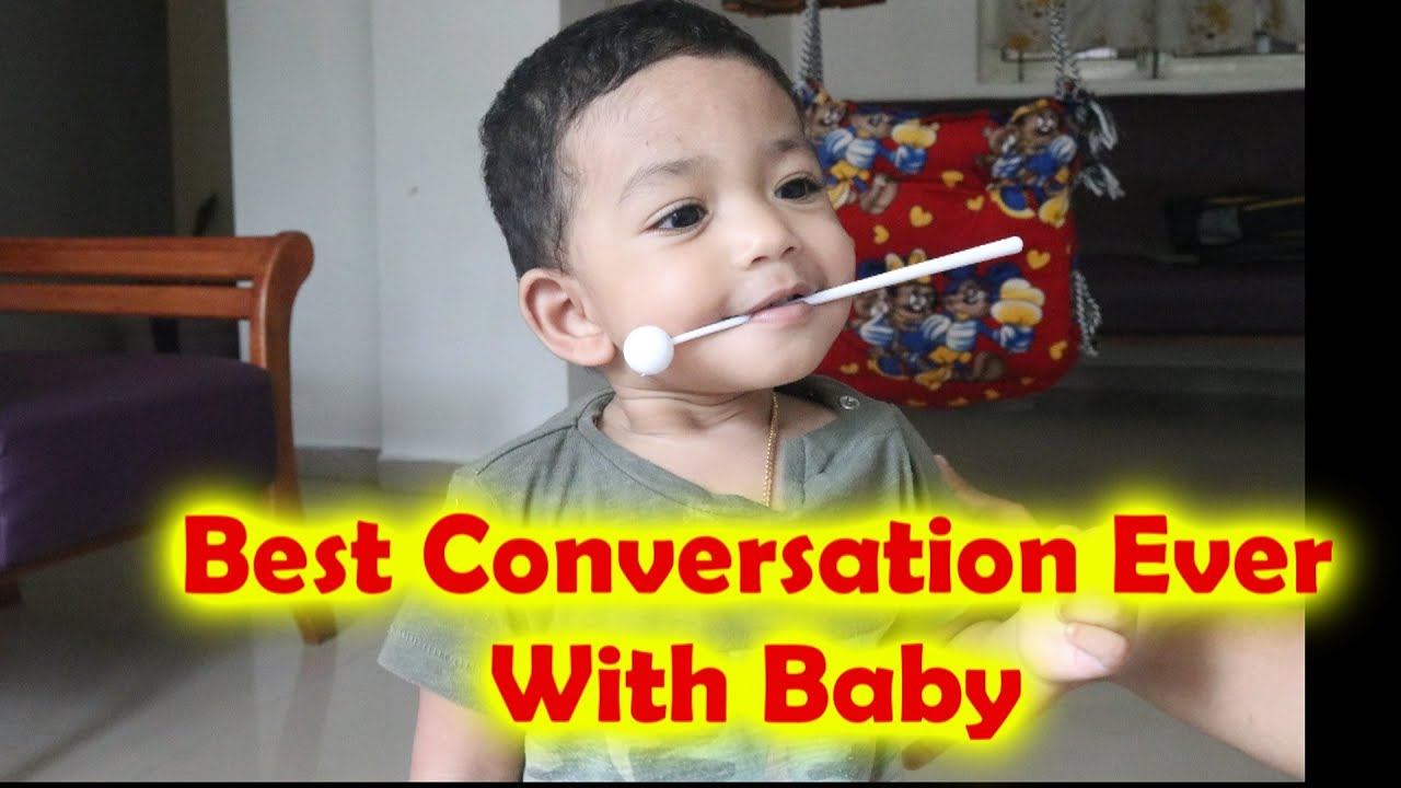 FUNNIEST BABY CONVERSATION | BABY CONVERSATION WITH DAD AND MOM - YouTube