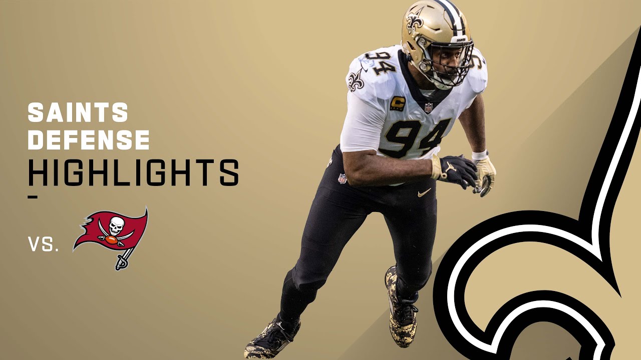 Saints' Defensive Highlights from Week 8 | New Orleans Saints - YouTube