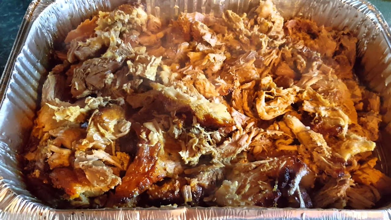 Finished Pernil/Pork Roast (please watch prior prep video) - YouTube