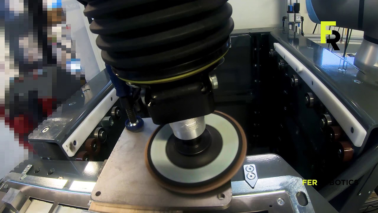 Testing automated chrome-nickel grinding with a cobot - YouTube