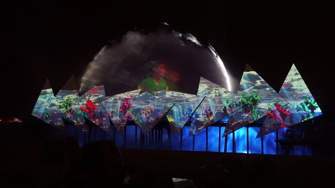 Spectacular laser show "Wings of Time" @ Sentosa, Singapore (2017 ...