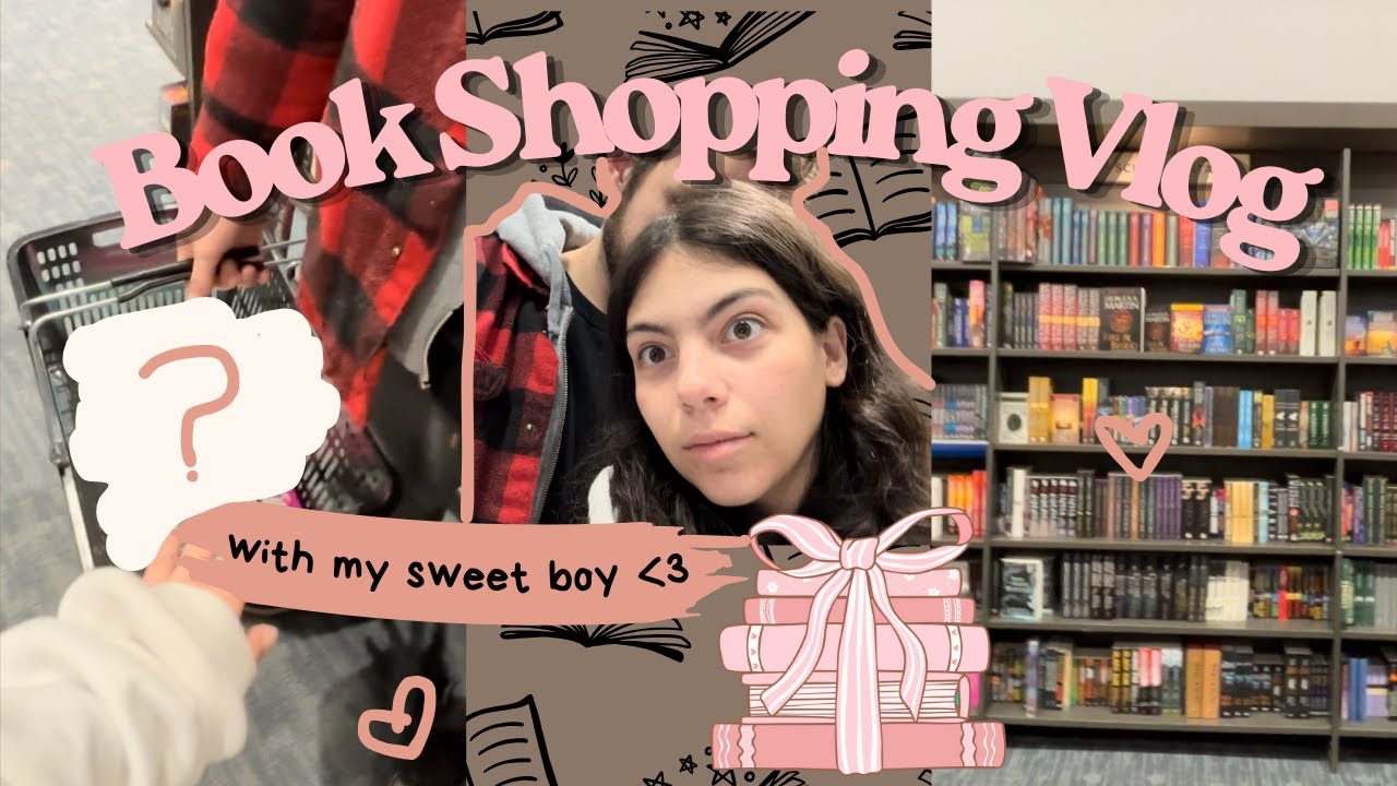 Let's go Book Shopping :) ft. my bf 🖤 | Book haul, picking books, etc ...
