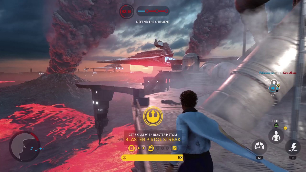 How not to combat roll [SW Battlefront] - YouTube