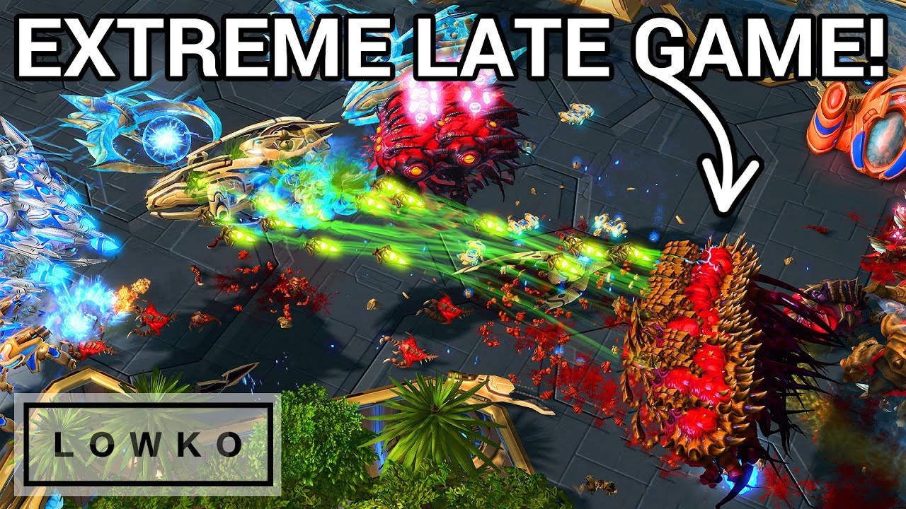 StarCraft 2: EXTREME Zerg vs Protoss Late Game! (ShoWTimE vs Solar ...