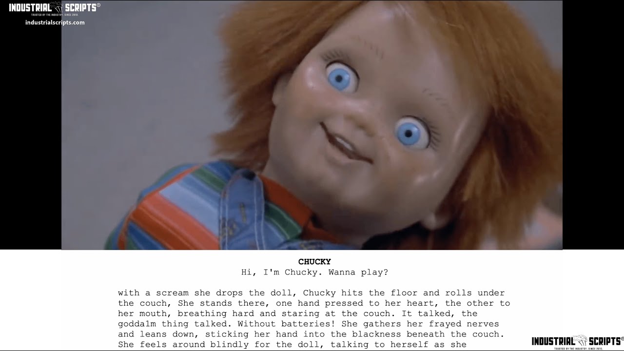 Classic Movie Scenes: CHILD'S PLAY (1988) // Hi I'm Chucky // Script-to ...
