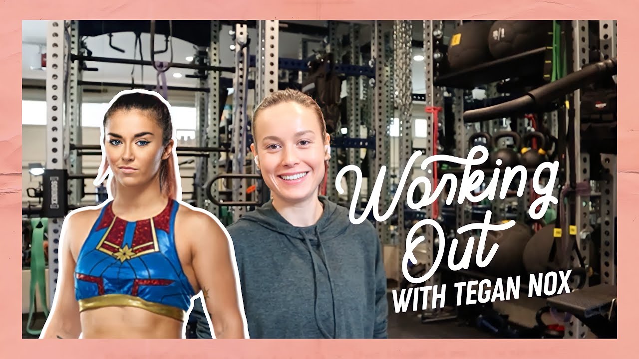 Working Out with a WWE Superstar! (Tegan Nox) - YouTube