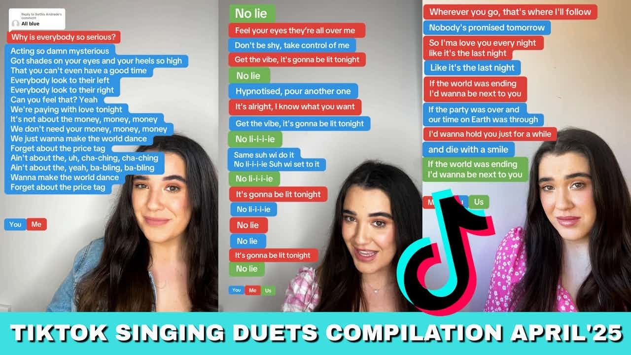 TIKTOK SINGING DUETS COMPILATION APRIL 2025 PART 3 @OFFFICIALEMMAWHITE TIKTOK! - YouTube