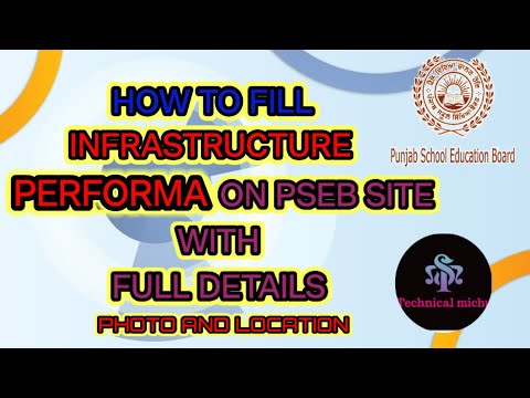 how to fill infrastructure performa - YouTube