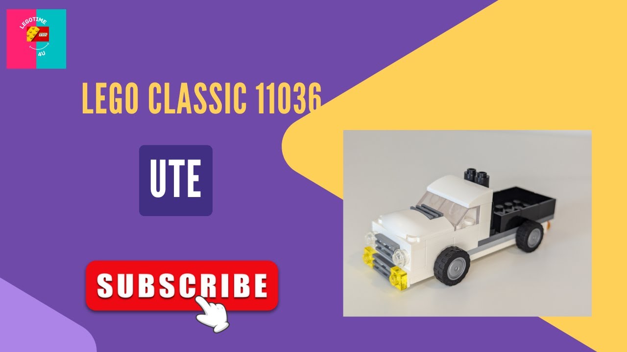 How to Build a LEGO Classic Ute #11036 - YouTube