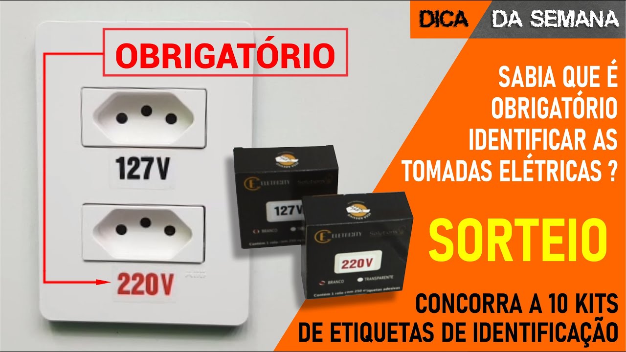 SABIA QUE É OBRIGATÓRIO IDENTIFICAR AS TOMADAS ELÉTRICAS? - YouTube