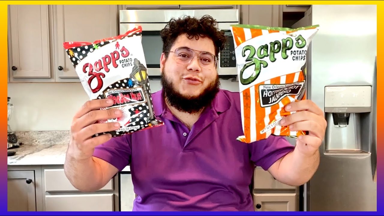 Are Zapp's Kettle Chips Voodoo Heat hot enough? #FoodReview - YouTube