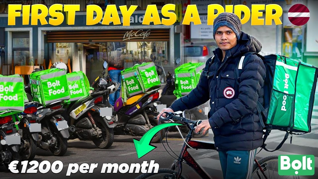 Part time work in food delivery (Bolt/ wolt ) || Daily incomes in ...