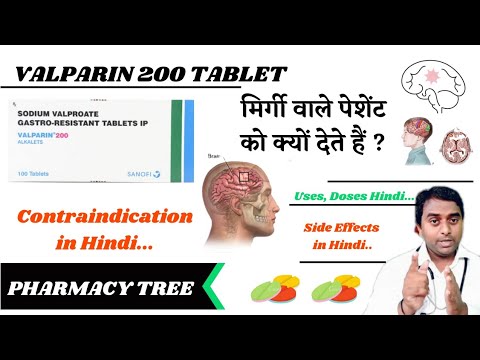 Valparin 200 mg Tablet Uses || Sodium Valproate Uses in Hindi || Uses ...