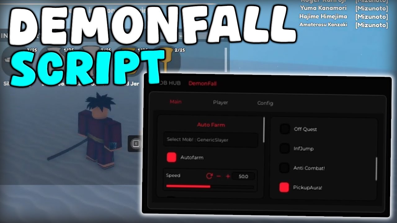🔥[NEW] DEMONFALL Script Showcase *NO KEY* – GOD MODE, AUTO FARM, KILL ...