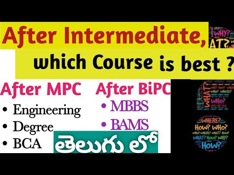 After inter MPC| which course is best| what after intermediate | Job ...