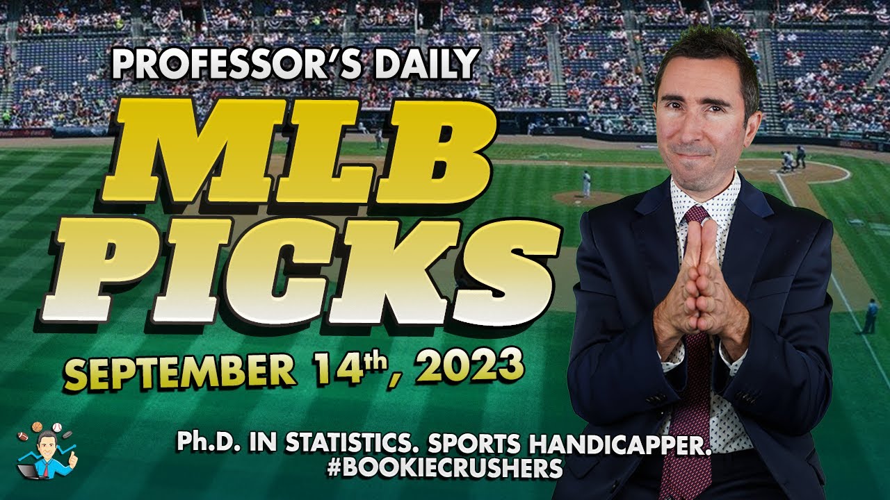 TODAY'S TOP MLB PICK BY STATS PROF! (September 14th) #mlbpickstoday # ...