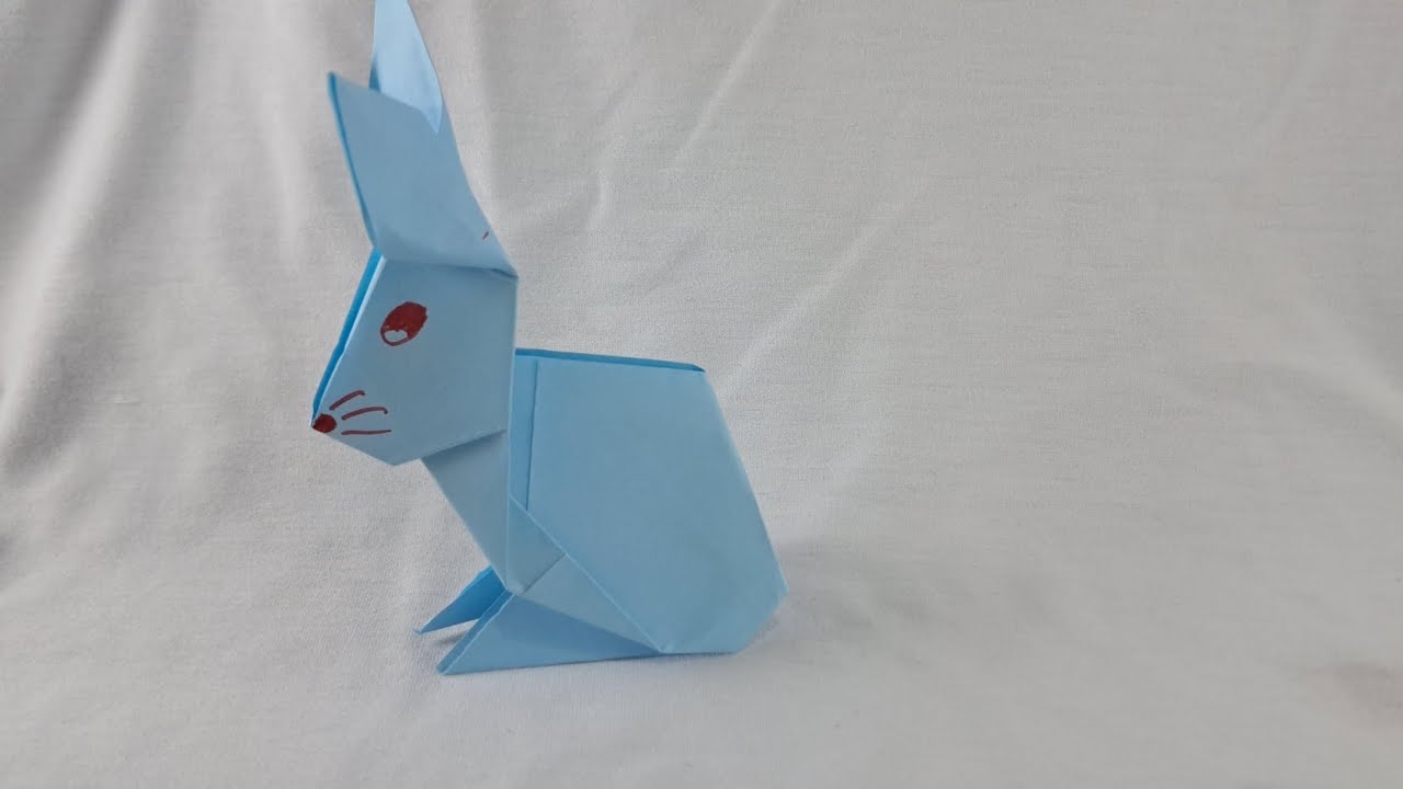 Coelho de papel 🐇 🐇. Como fazer coelho origami passo a passo. - YouTube